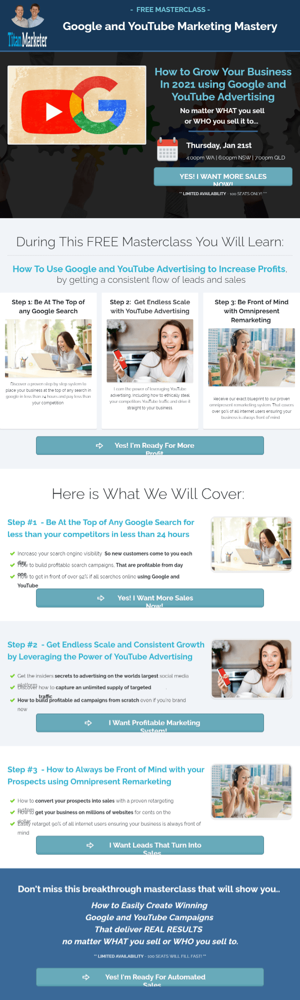 Trinity Registration - Titan Marketer