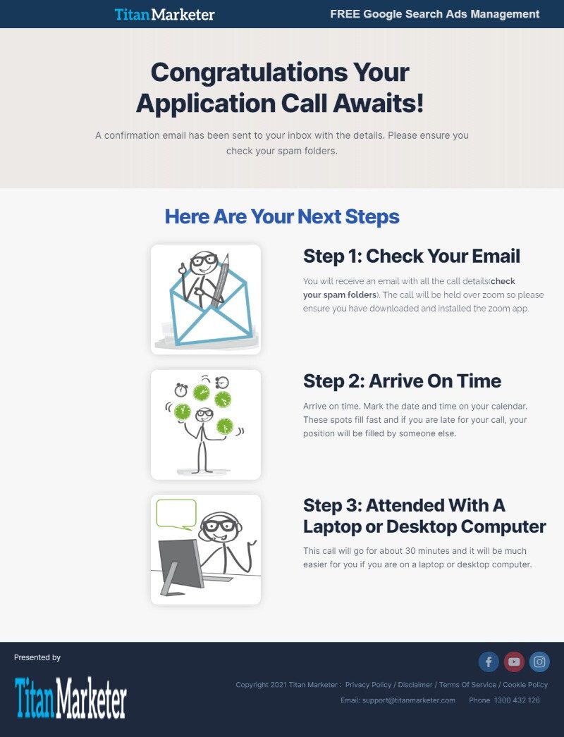 Confirmation – Titan Marketer