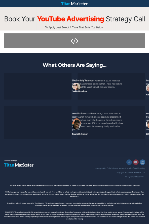 Check Out - Titan Marketer