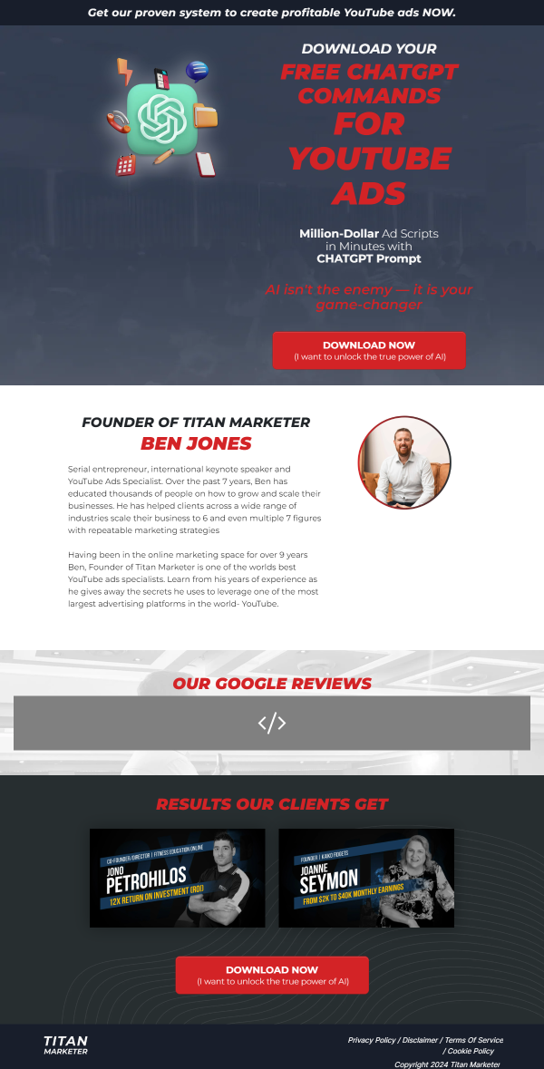 TM - ChatGPT - Titan Marketer